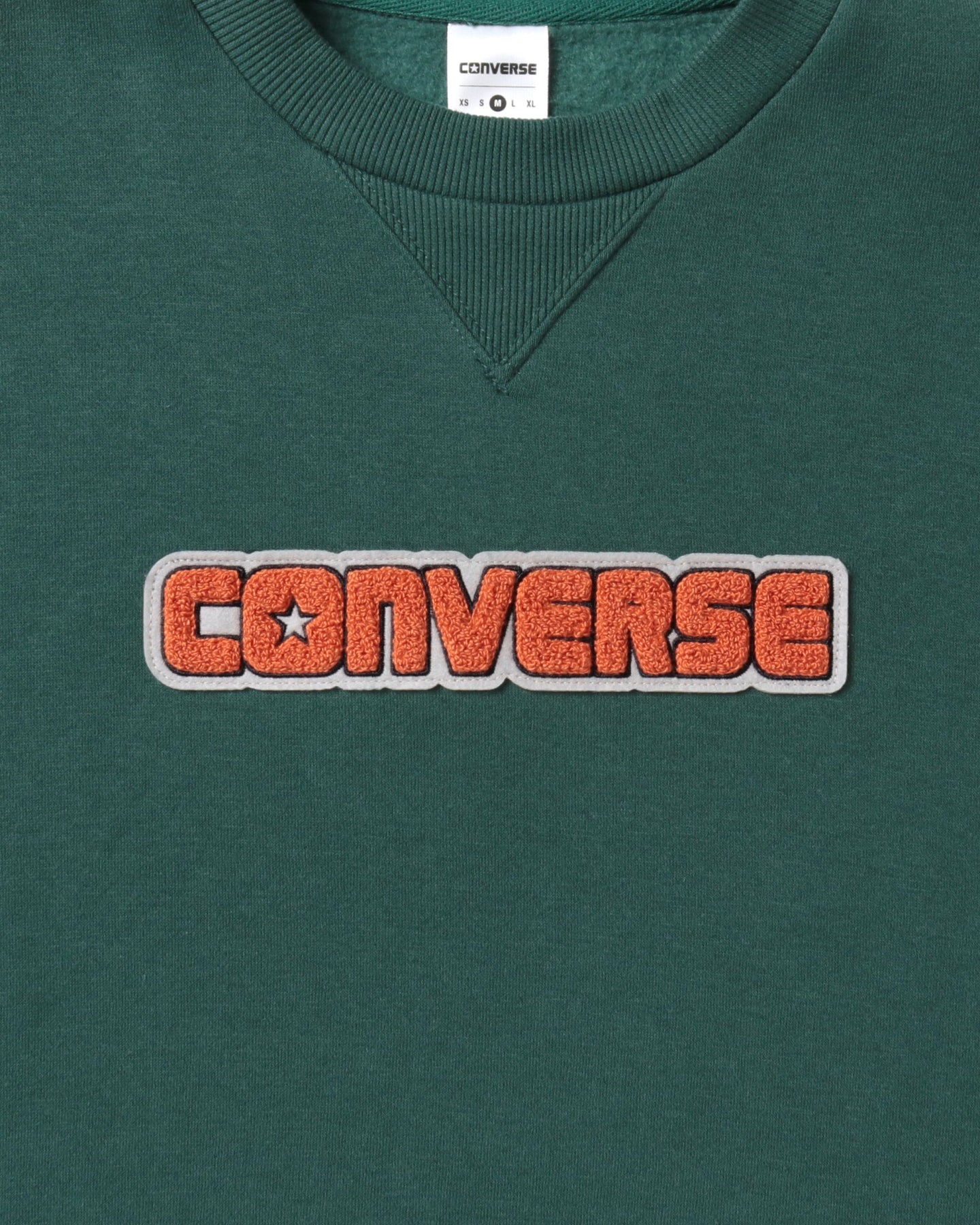 CHENILLE SWEAT CREW LDS (ダークグリーン)– コンバース オンライン ショップ | CONVERSE ONLINE SHOP
